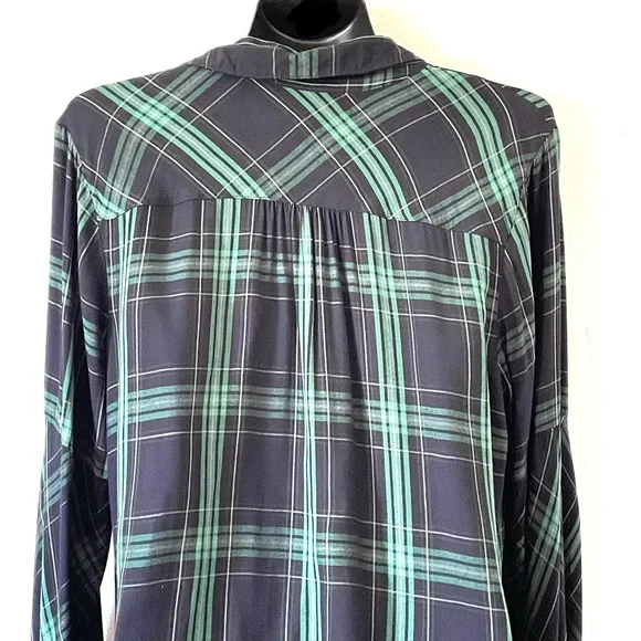 CAbi | Tops | Cabi Big Sur Heritage Plaid Button Down Shirt | Poshmark